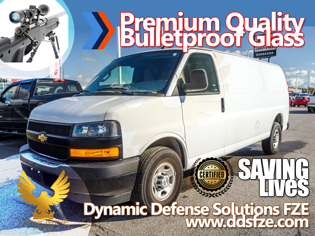 Armored Chevrolet Express Cargo Van 2500 3500 Bulletproof Glass UAE