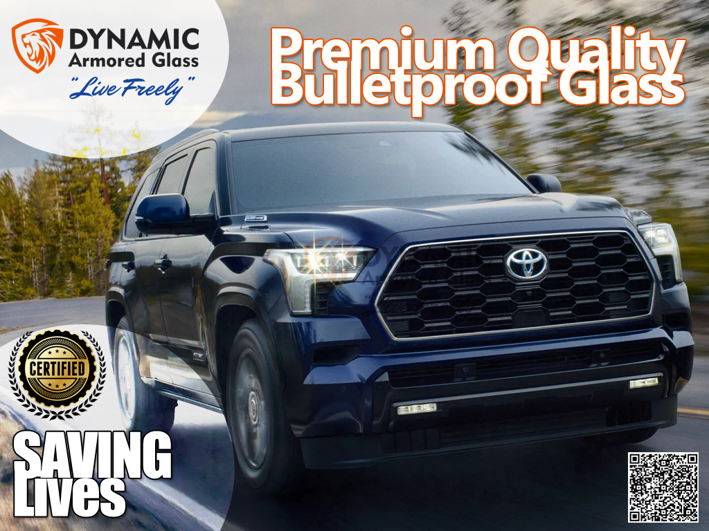 Bulletproof Glass for New Armored Car Toyota Sequoia 2023 Model